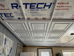 CeilingConnex Direct Mount White Ceiling Grid Kit - Drop Ceiling Grid ...