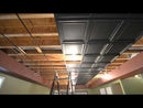 CeilingConnex Black Ceiling Kit - Heavy Duty, Direct-Mount - Drop ...